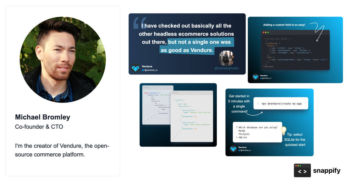 Michael Bromley | User Story - snappify